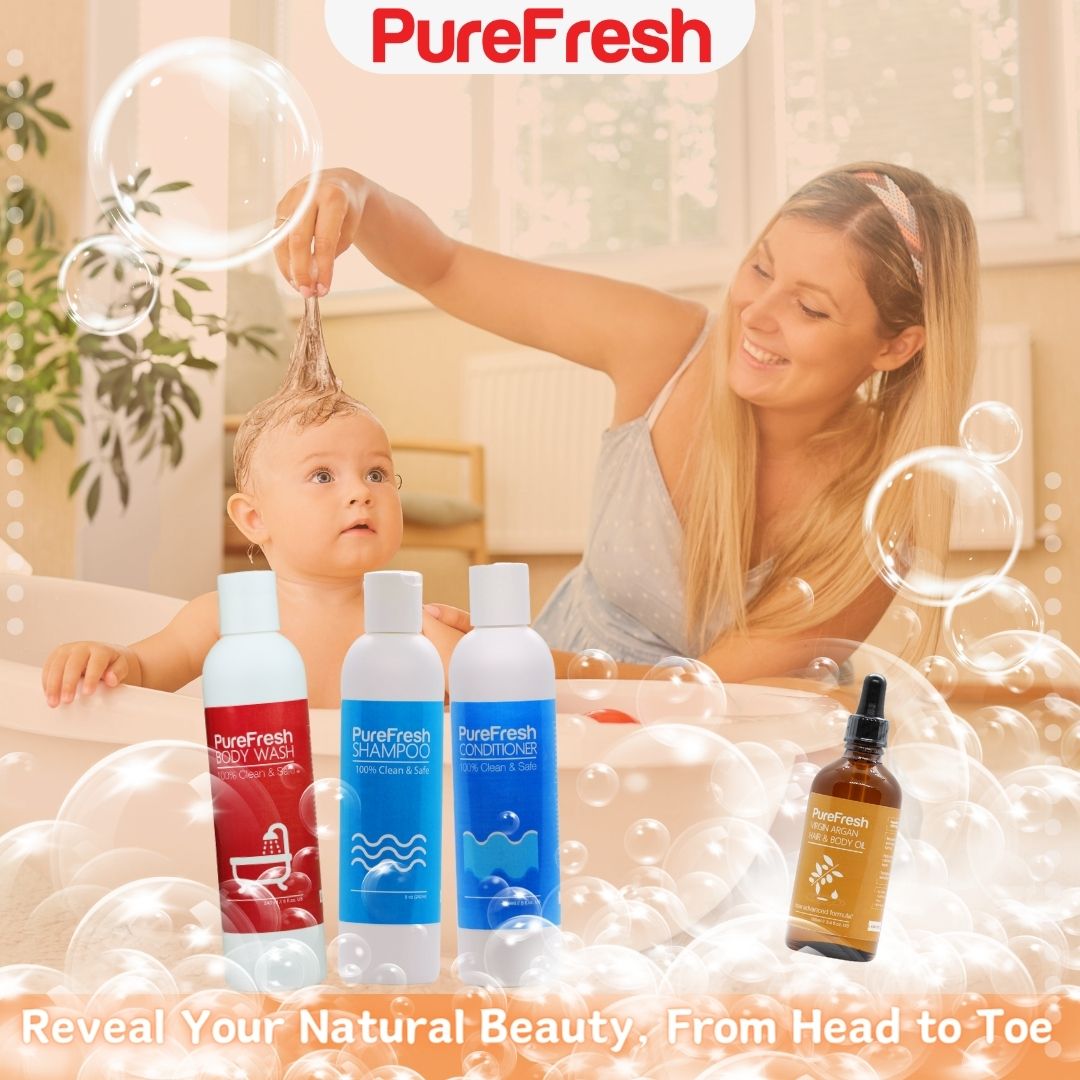 PureFresh - Body Wash - Shampoo - Conditioner - Argan Body & Hair Oil – BioZkin